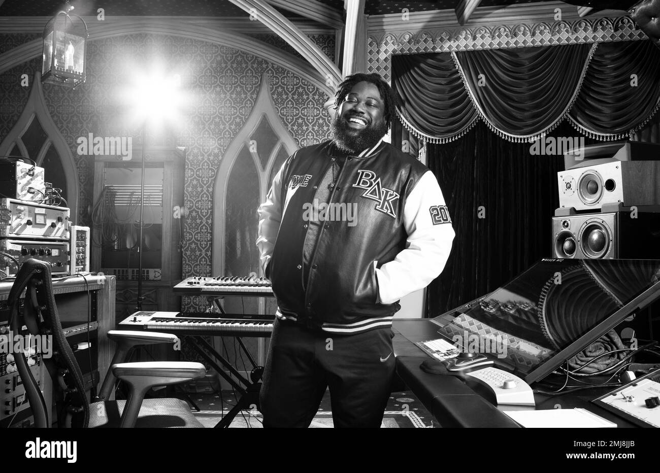 This Aug. 24, 2019 photo shows Derek Dixie at NRG Studio in Los Angeles ...