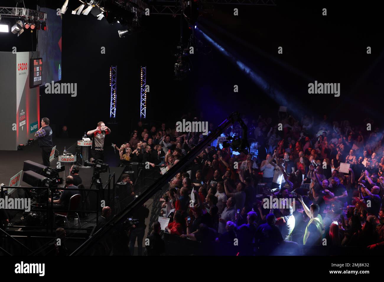Marshall Arena, Milton Keynes, UK. 27th Jan, 2023. 2023 PDC Cazoo ...