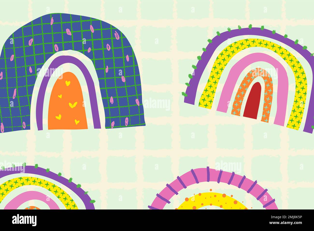 Rainbow patterns Stock Vector Images - Alamy