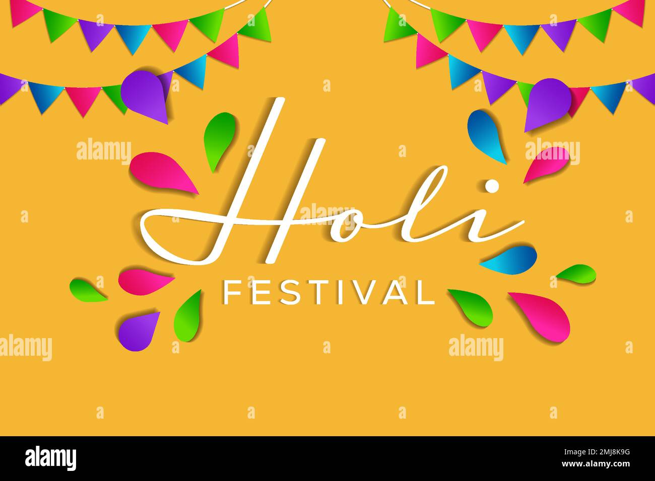 gradient design for holi festival background illustration Stock Vector ...