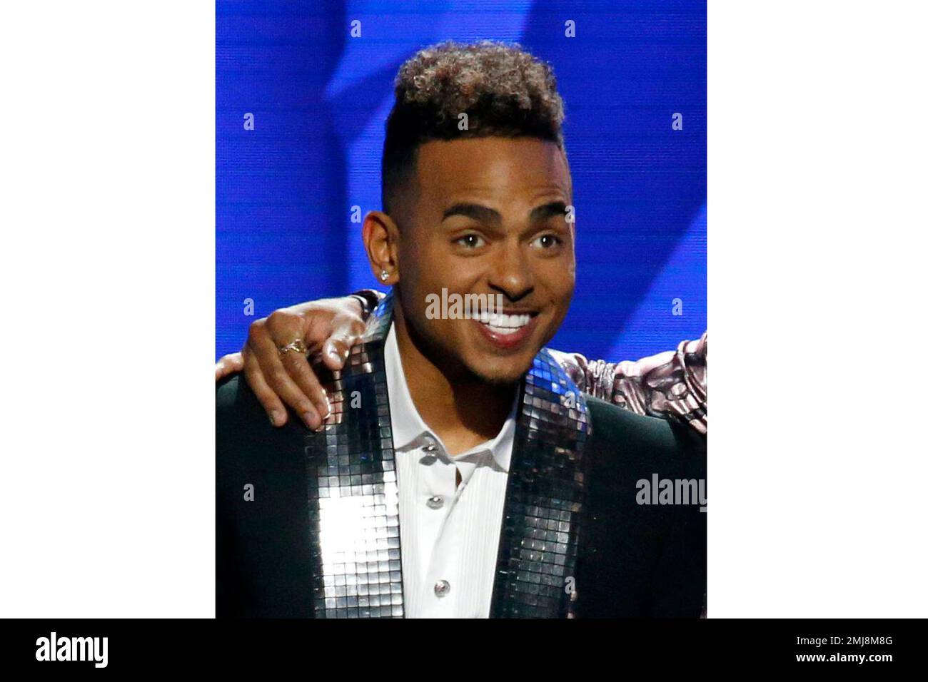 FILE - This April 25, 2019 file photo shows reggaeton singer Ozuna at ...