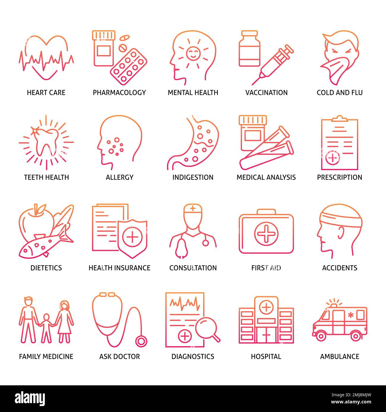 Mental health diagnostics Stock Vector Images - Alamy