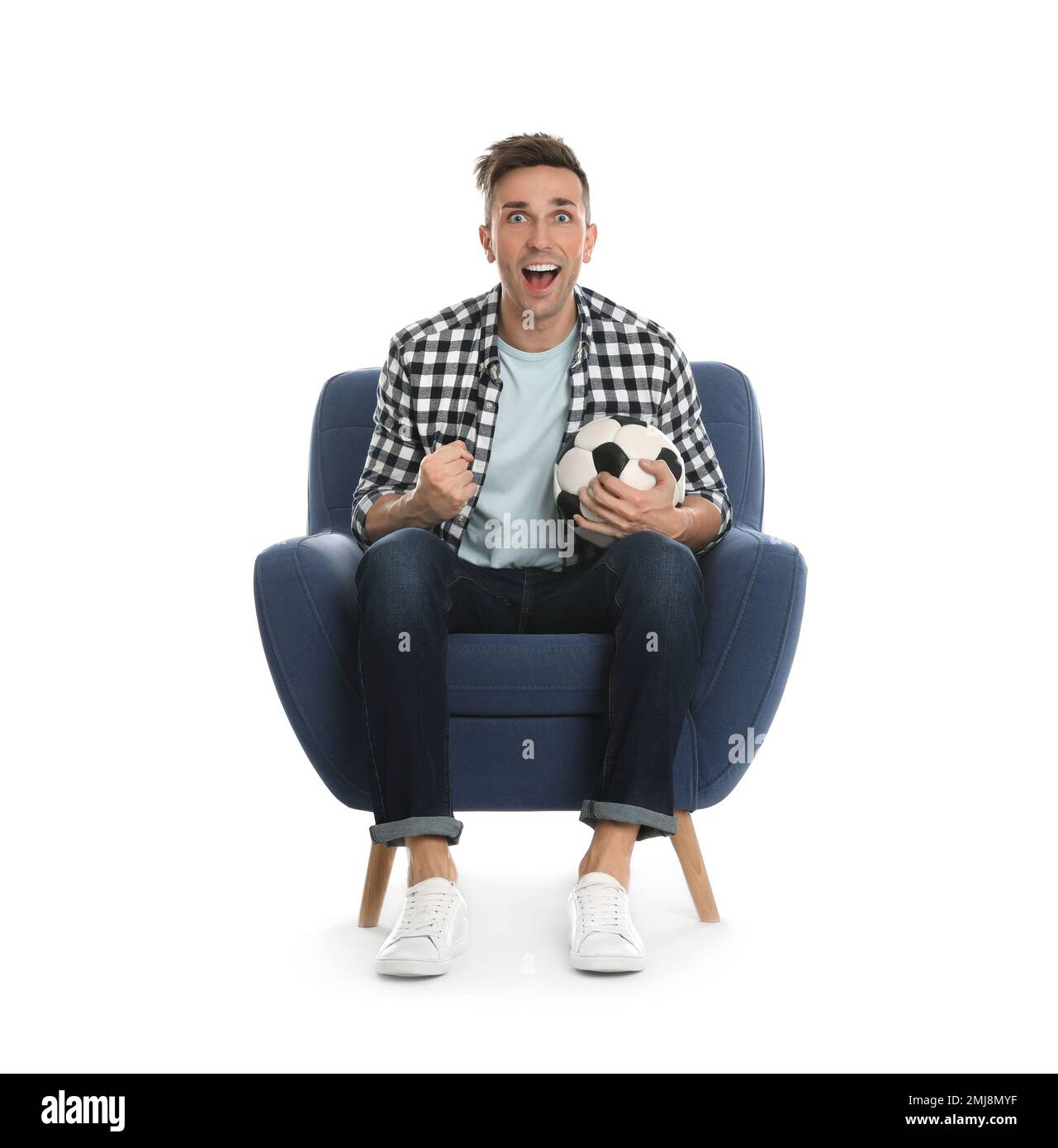 Football armchair hi-res stock photography and images - Alamy