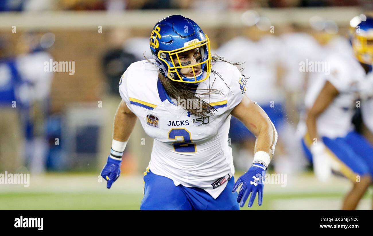 South Dakota State linebacker Christian Rozeboom during an NCAA ...