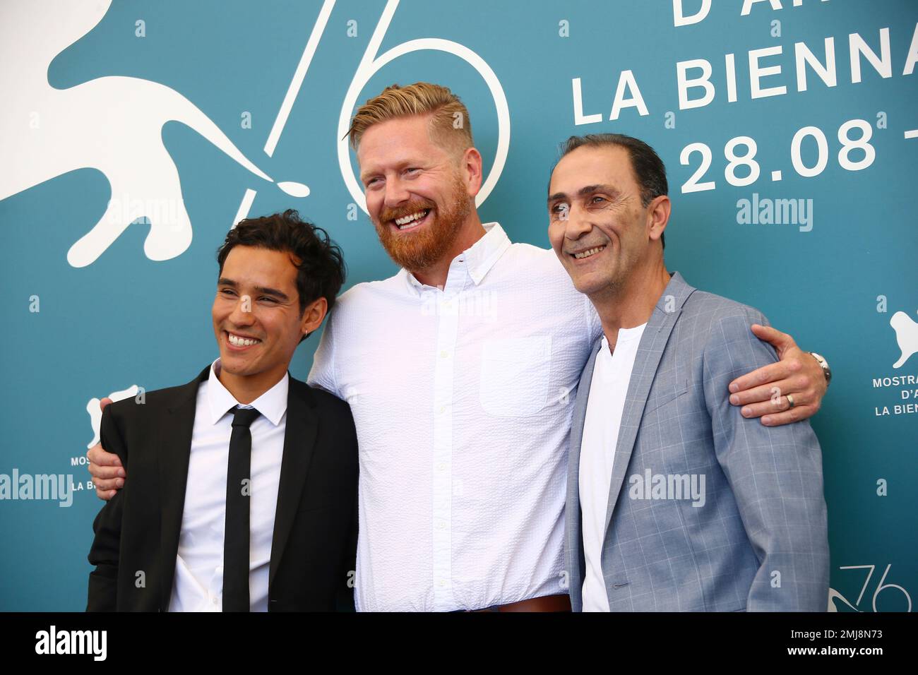 Actor Adam Bessa, from left, director Matthew Michael Carnahan and ...