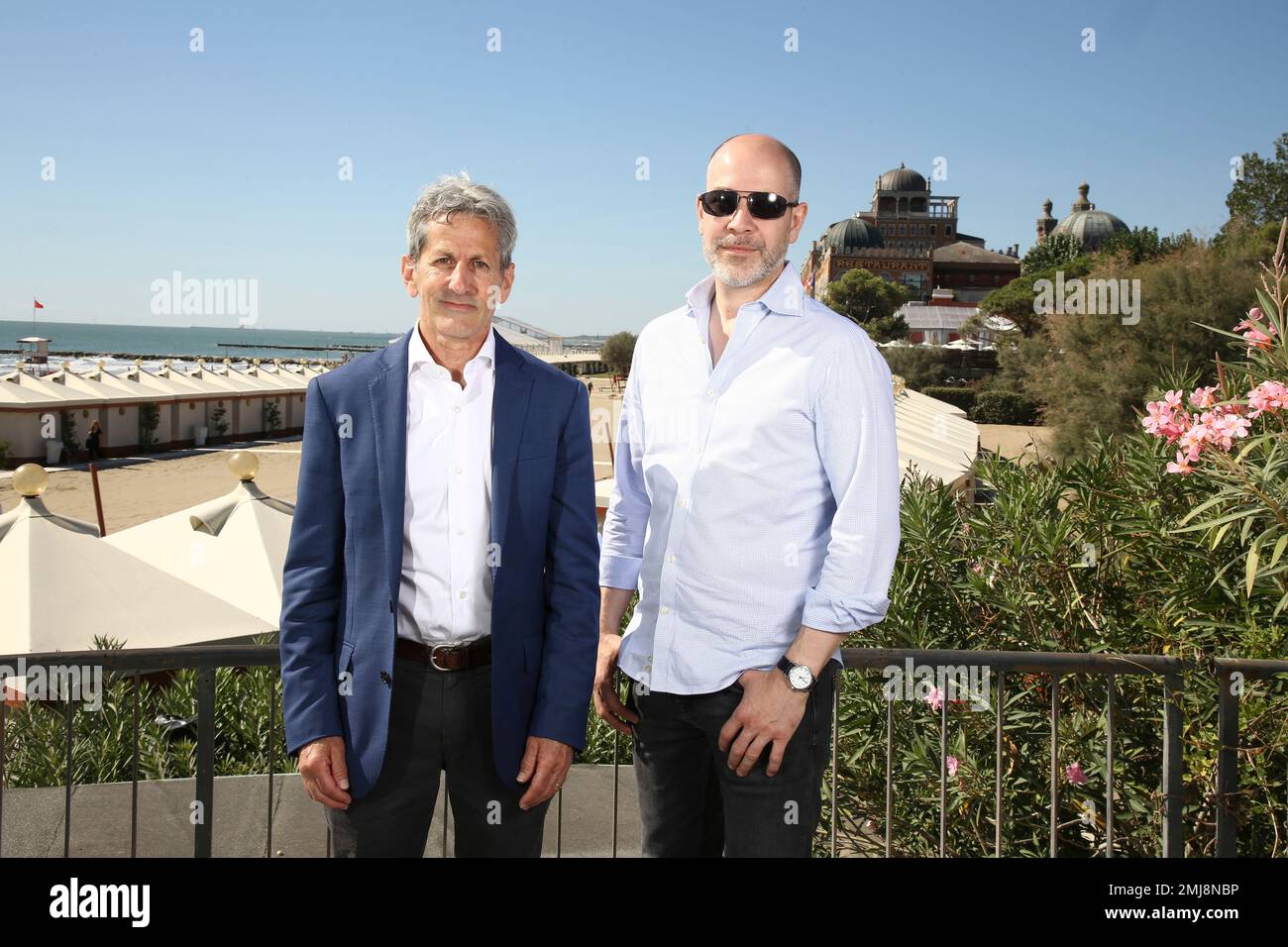 Cinematographer Buddy Squires, left, and producer Graeme Scott pose for ...