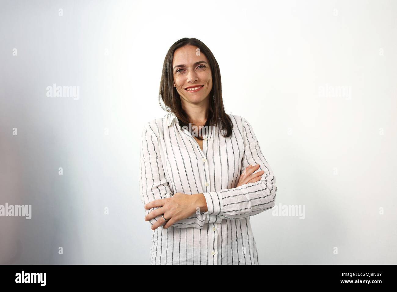 Nurse Giulia Pedroni poses for portraits for the film 'Beyond The Beach ...