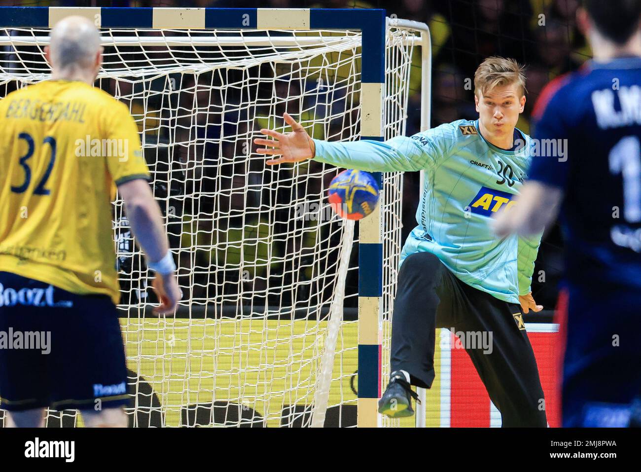 Stockholm, Sweden. 27th Jan, 2023. Handball: World Cup, France - Sweden ...