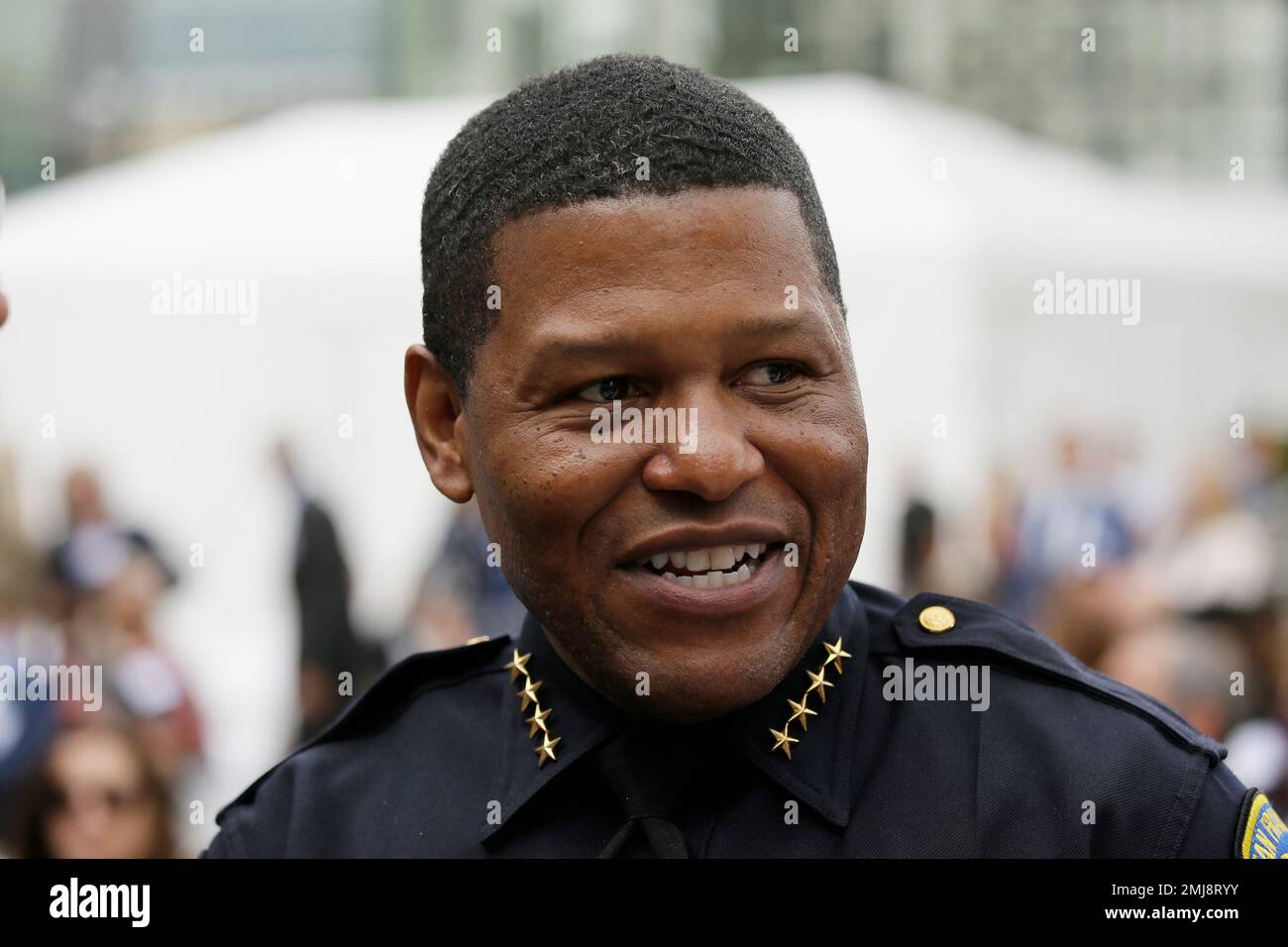 San Francisco Police Chief William Scott during the ribbon cutting ...
