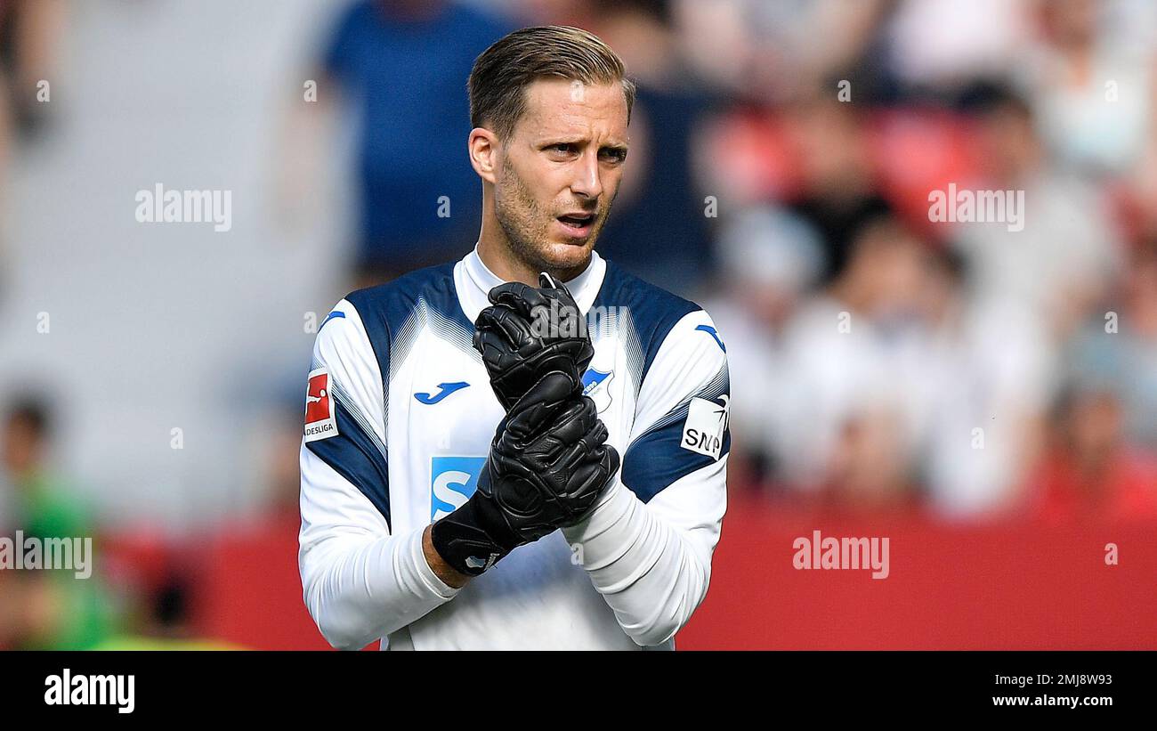 Hoffenheim's goalkeeper Oliver Baumann plays during the German ...