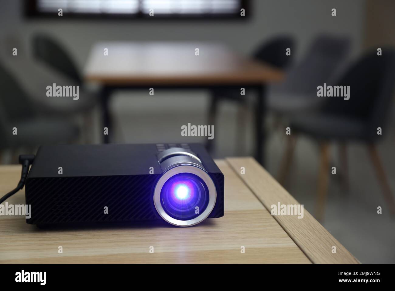 Modern projector on desk hi-res stock photography and images - Alamy