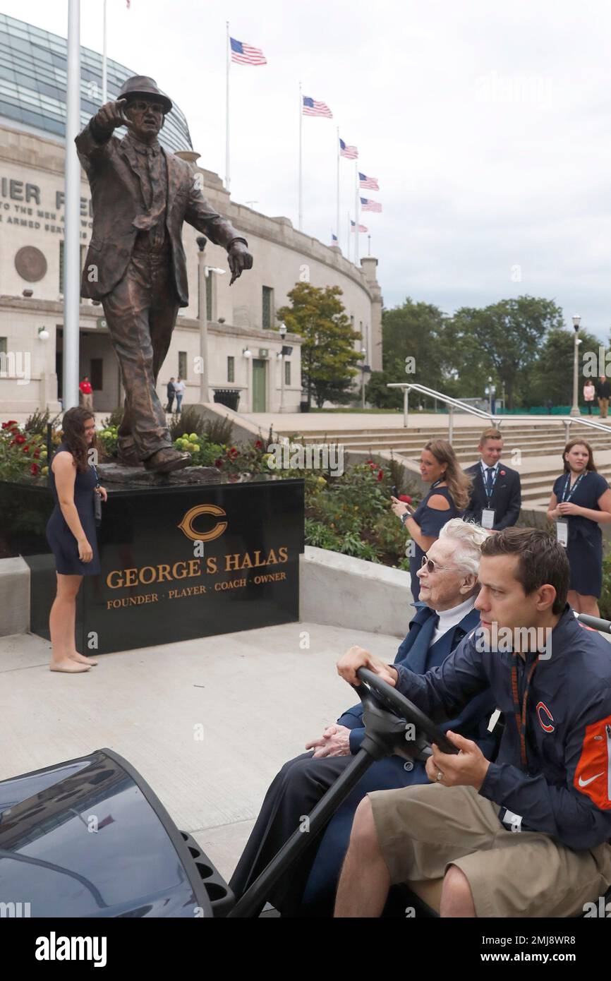 Chicago Bears owner Virginia Halas McCaskey, daughter of Bears' founder ...