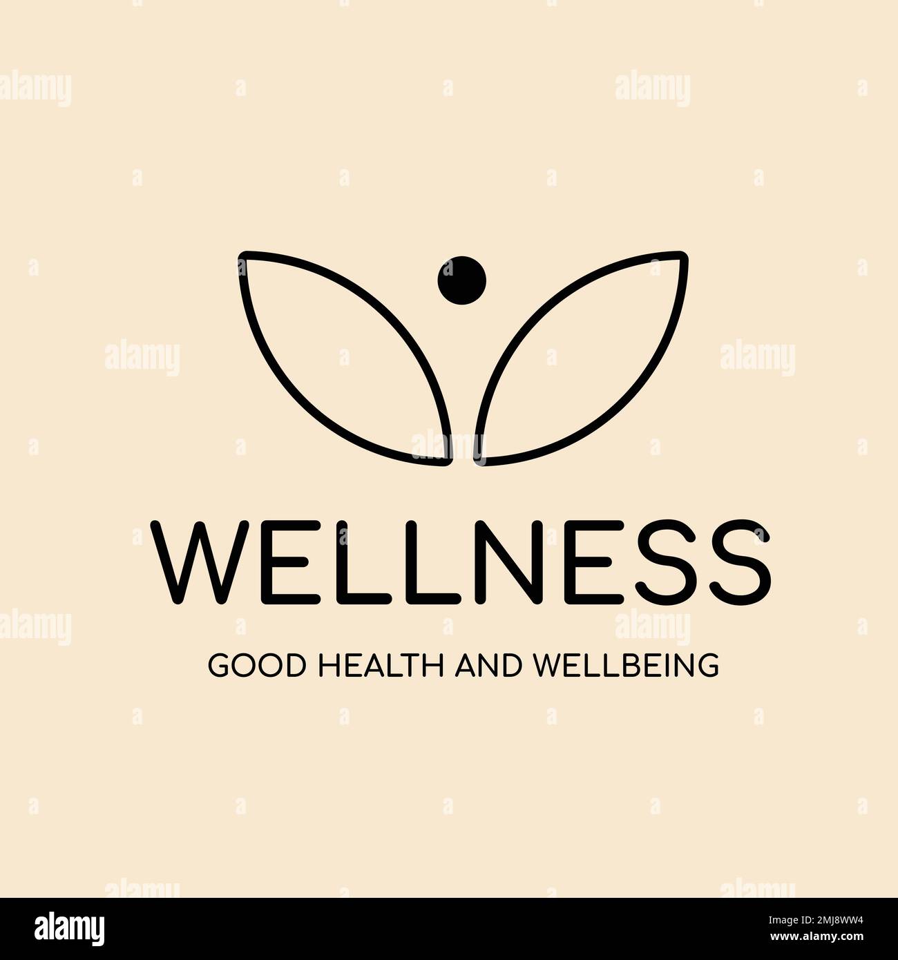 Spa logo template, health & wellness business branding design vector ...