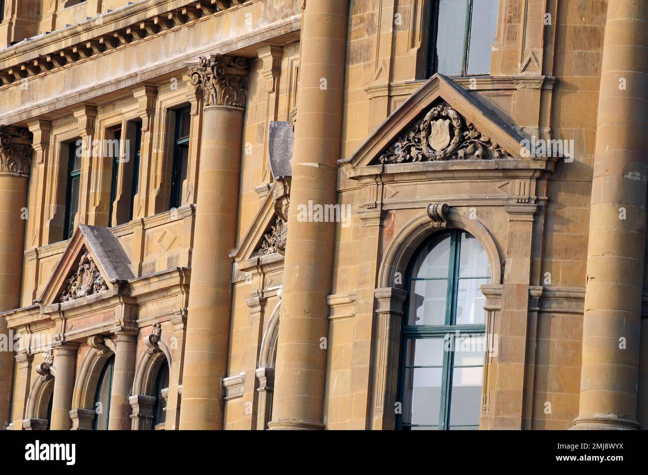 Located in Istanbul, Turkey, Haydarpaşa Station Building was built in ...