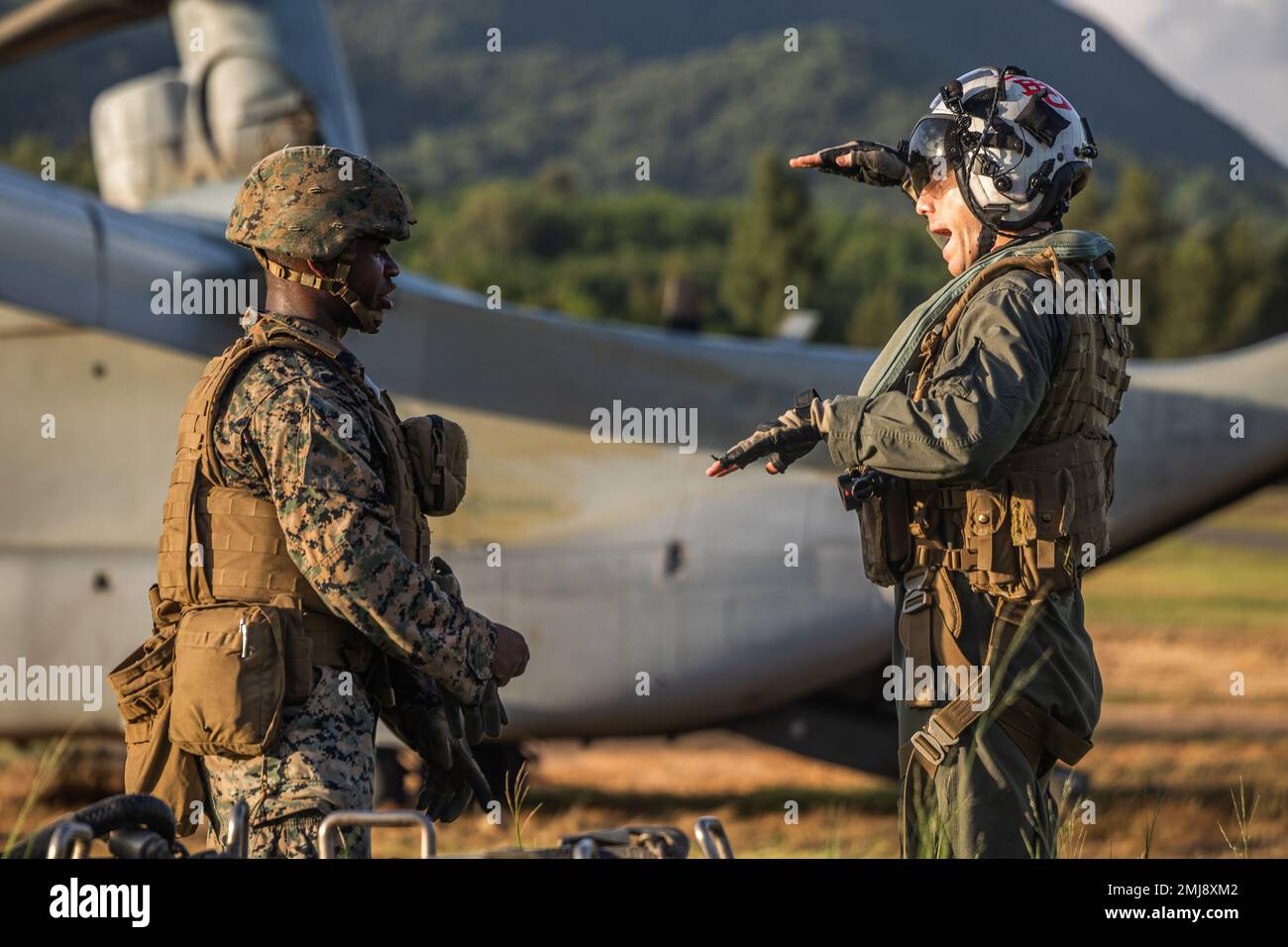 U.S. Marine Corps Capt. Ryan Gallagher, an MV-22 Osprey pilot with ...