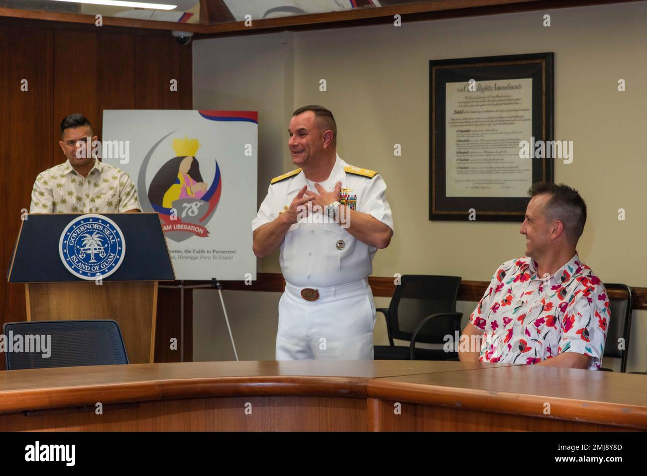 Hagåtña, Guam (August 25, 2022) - Harry W. Elliott, IV, a regional ...