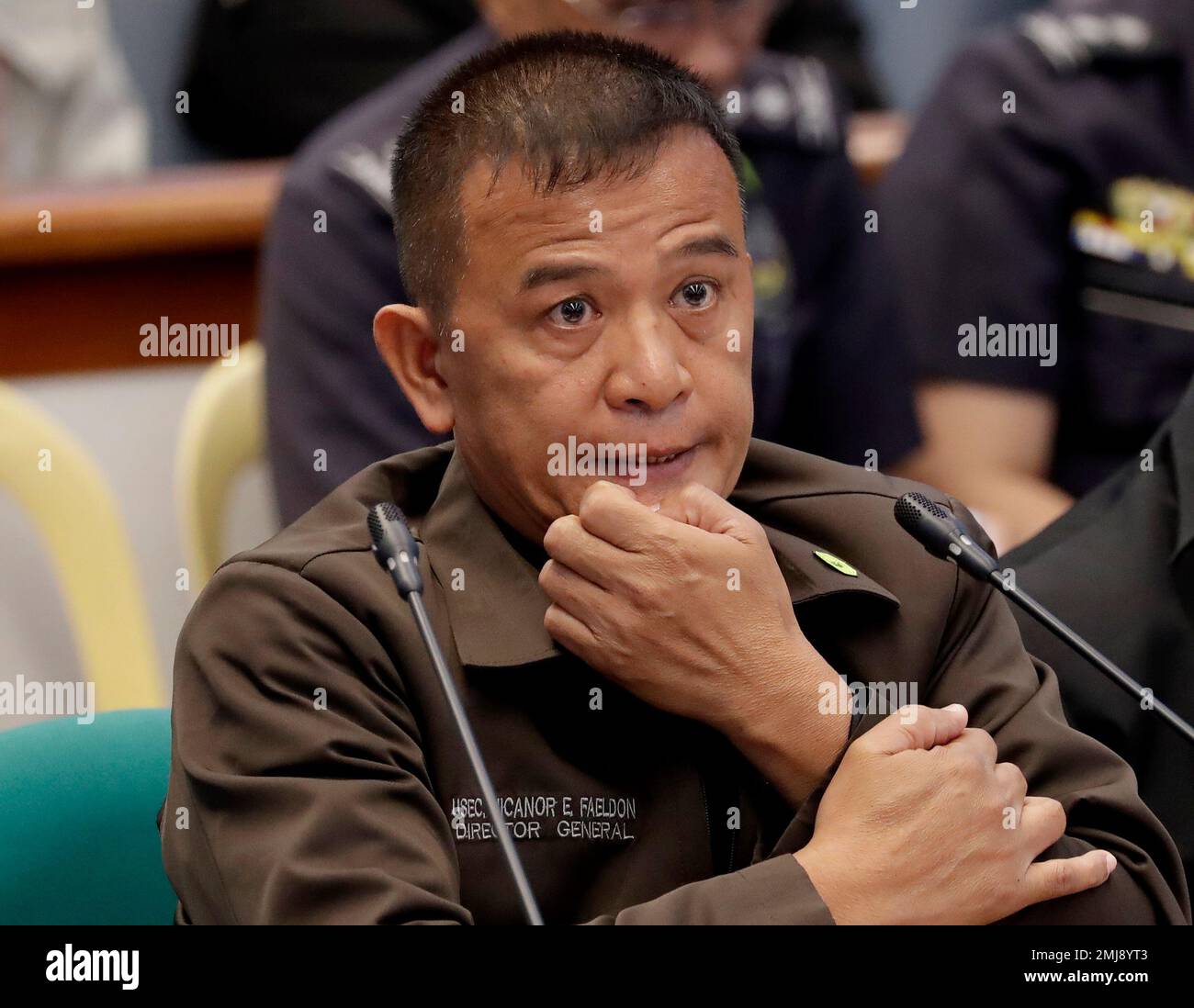 Nicanor Faeldon, the Director General of the Bureau of Corrections ...
