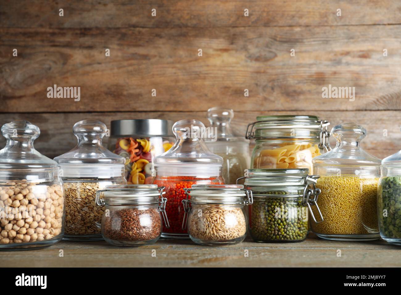 Glass jars different pasta hi-res stock photography and images - Alamy