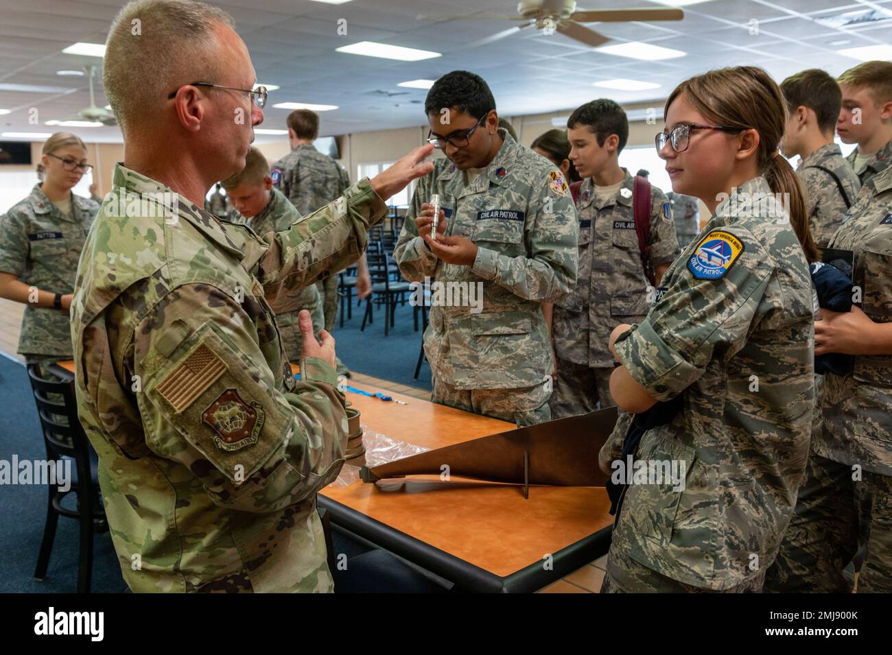 U.S. Air Force Senior Master Sgt. Robert Abbott, the propulsion element ...