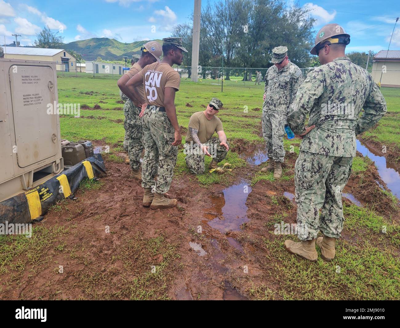 SANTA RITA, Guam (Aug. 25, 2022) Construction Electricians assigned to ...