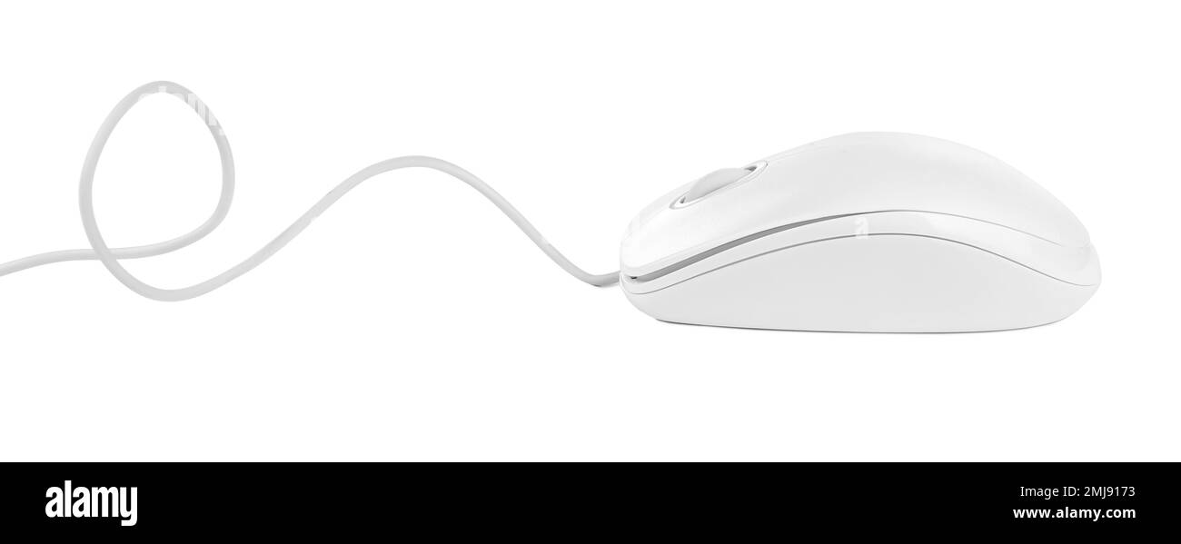 Wired pc mouse Black and White Stock Photos & Images - Alamy