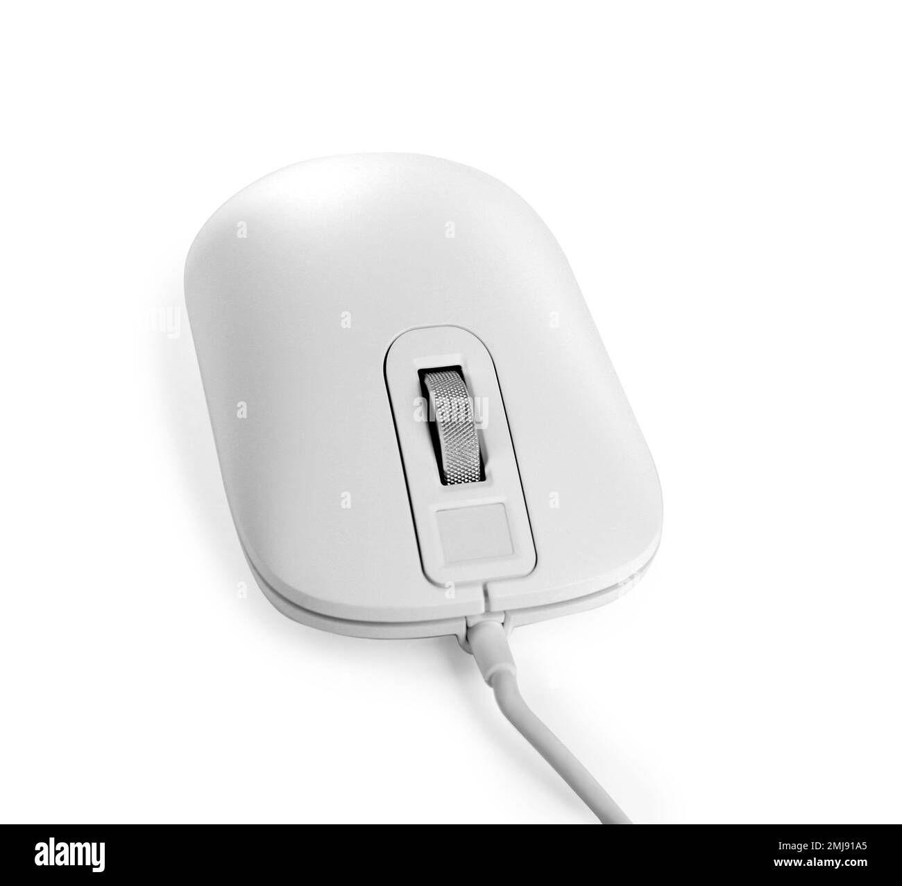 Modern wired optical mouse isolated on white Stock Photo - Alamy