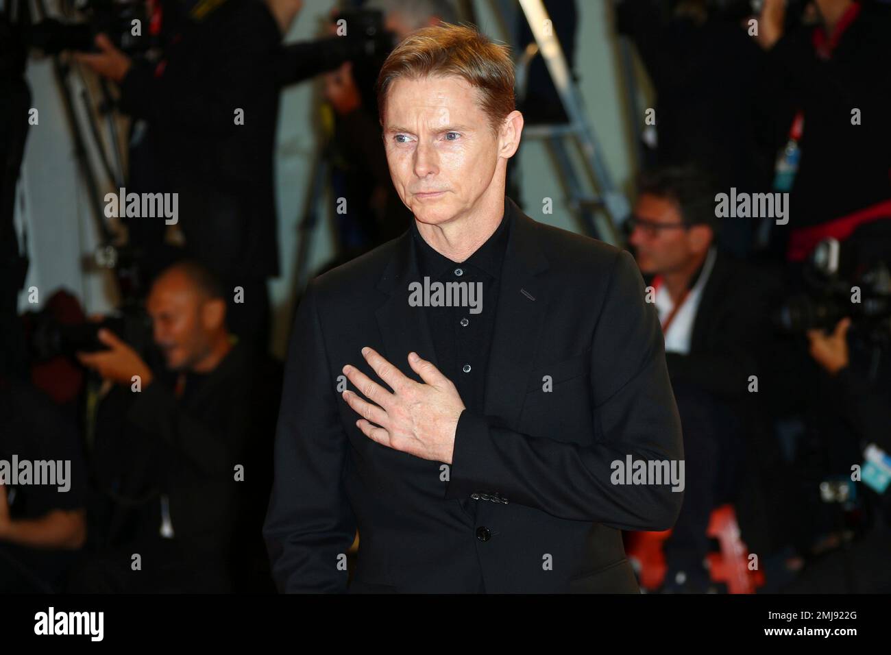 Actor Sean Harris poses for photographers upon arrival at the premiere ...