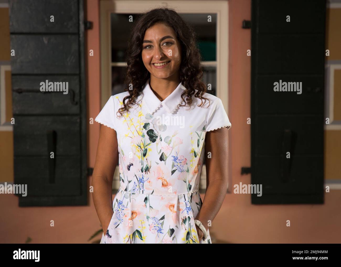 Director Shahad Ameen poses for portraits for the film 'Scales' at the ...
