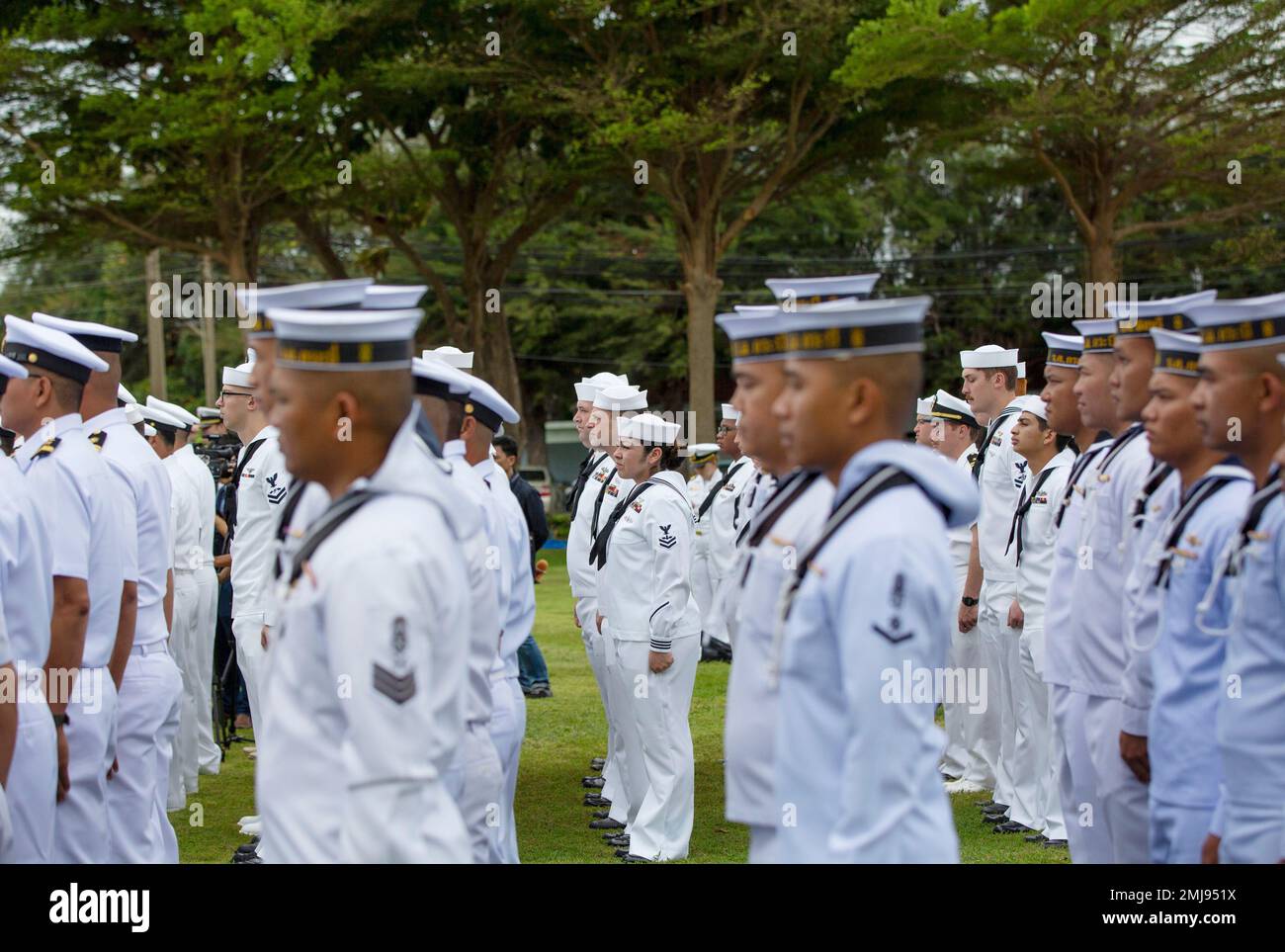 Officers of the U.S. Navy and maritime forces of Association of ...