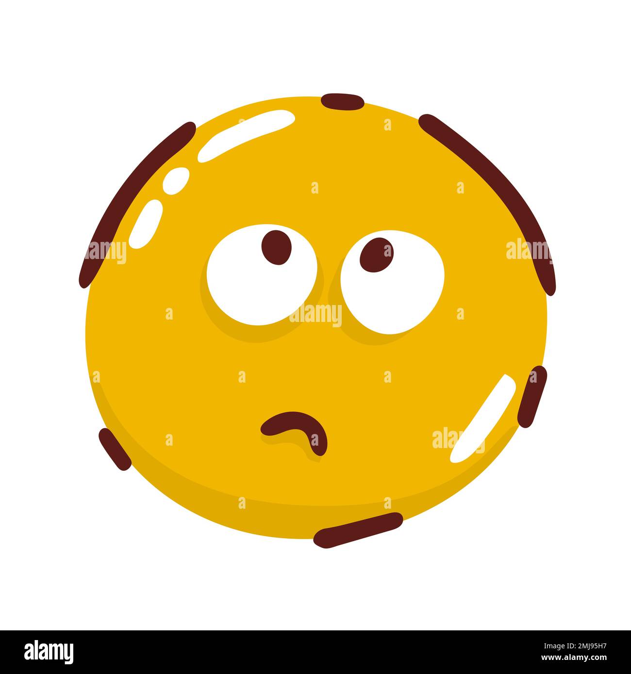 Dissatisfied smiley Stock Vector Images - Alamy