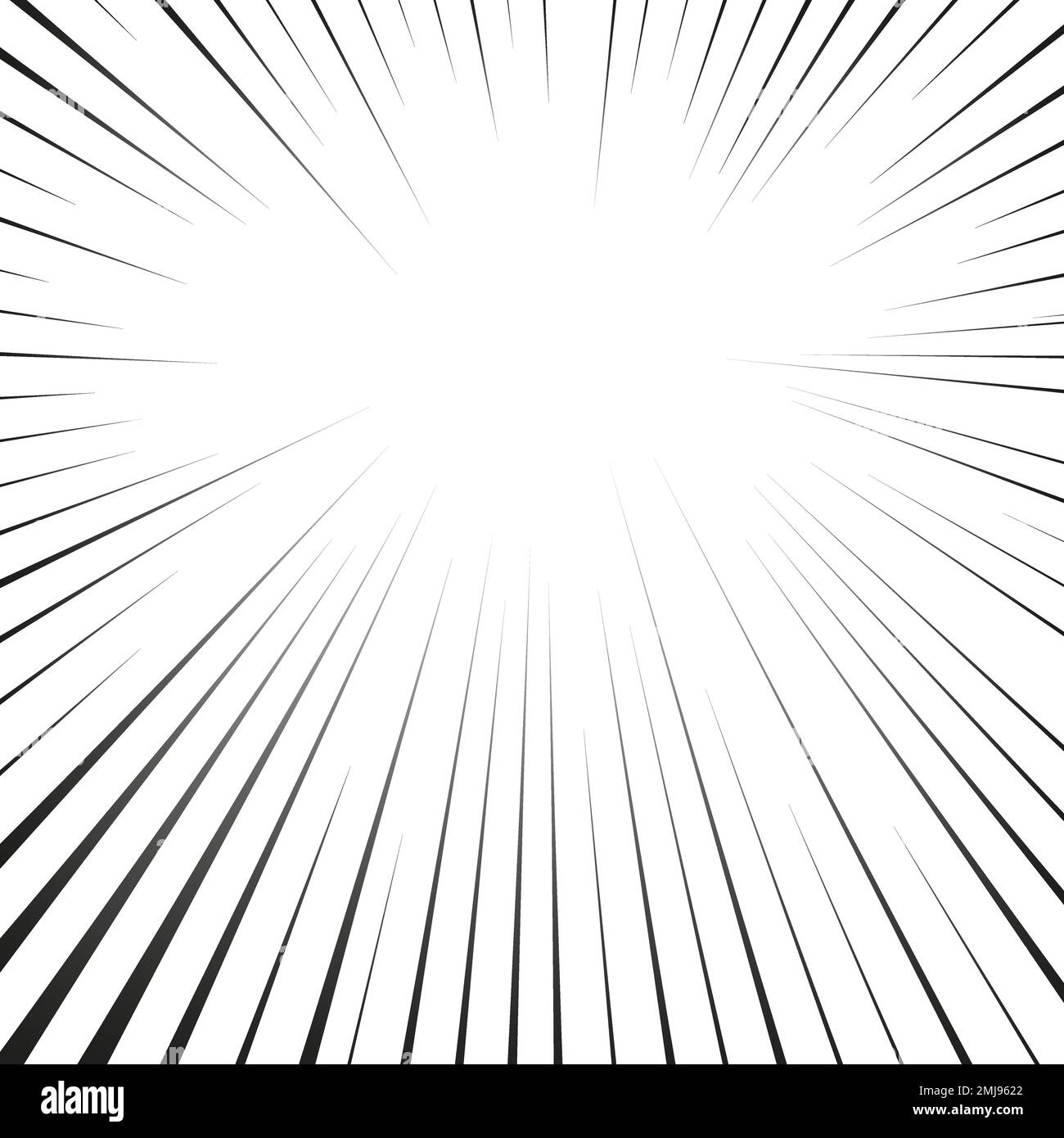 Manga focus speed lines for comic effect sqaure background Stock Vector ...