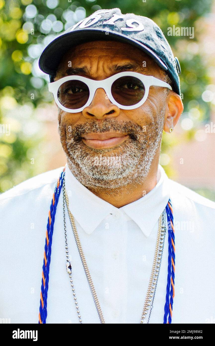 Spike Lee poses for portraits for the film 'American Skin' at the 76th ...