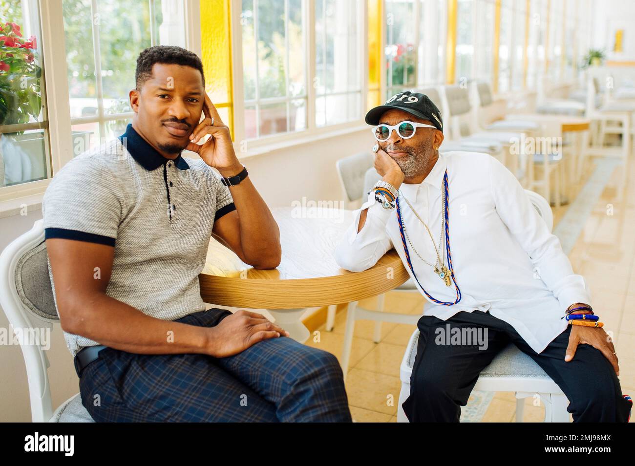 Nate Parker and Spike Lee pose for portraits for the film 'American ...