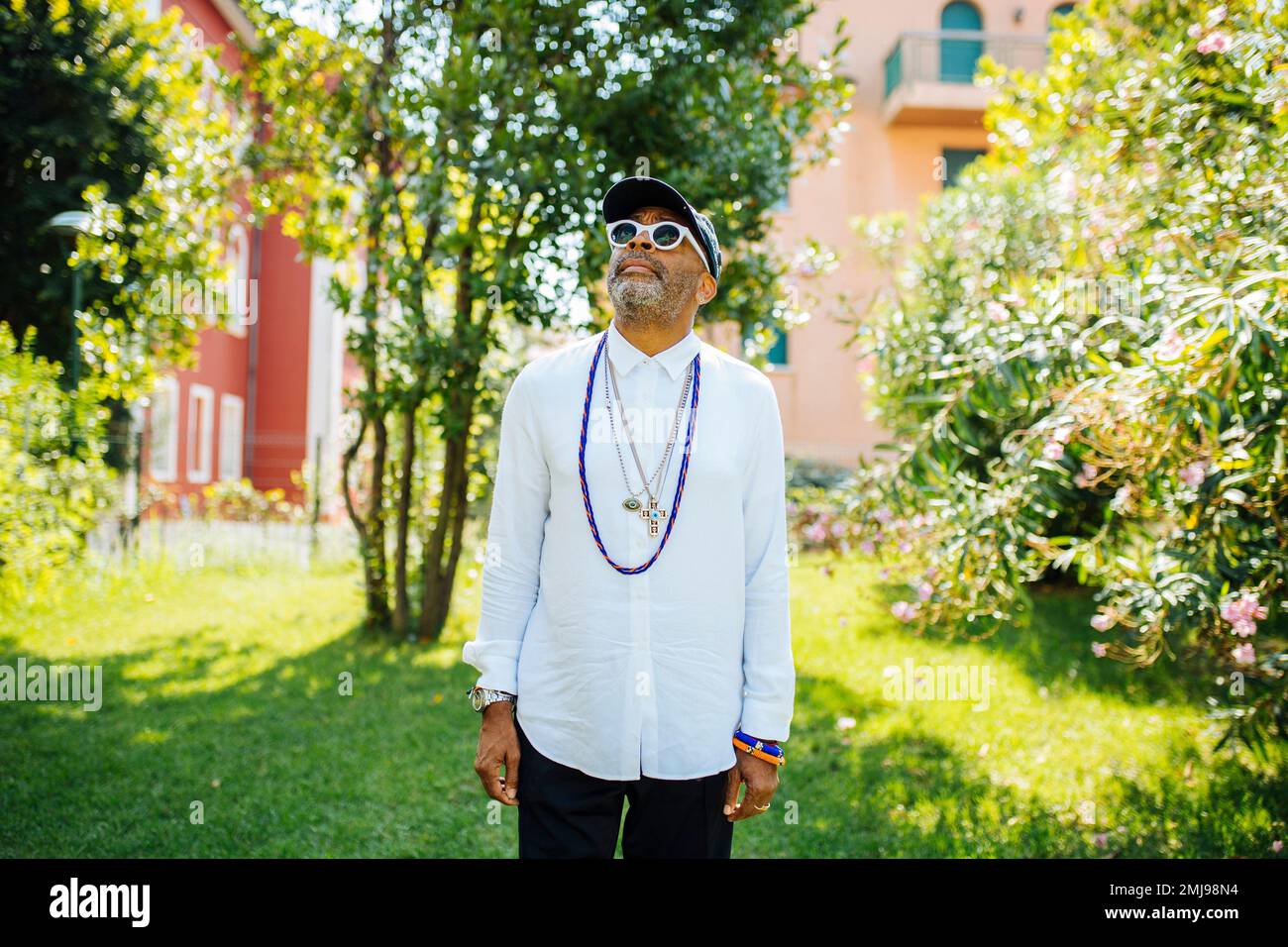 Spike Lee poses for portraits for the film 'American Skin' at the 76th ...