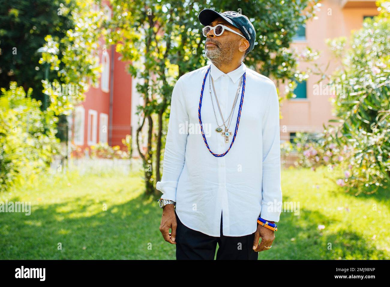 Spike Lee poses for portraits for the film 'American Skin' at the 76th ...