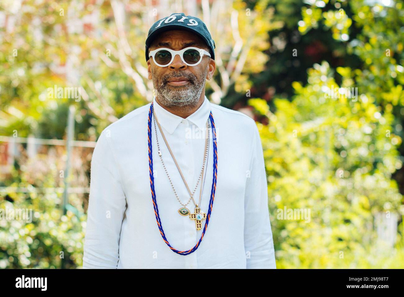 Spike Lee poses for portraits for the film 'American Skin' at the 76th ...
