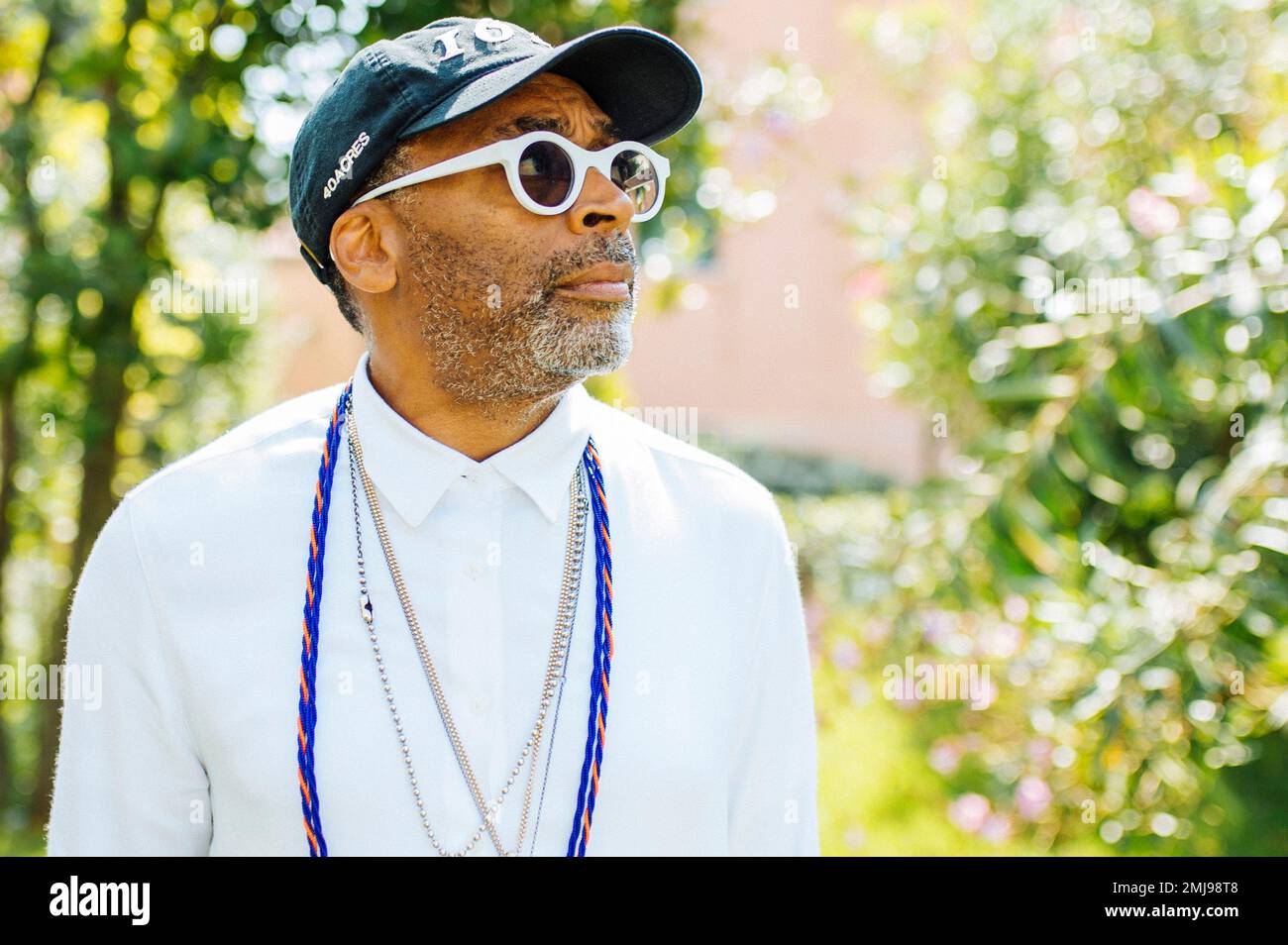 Spike Lee poses for portraits for the film 'American Skin' at the 76th ...