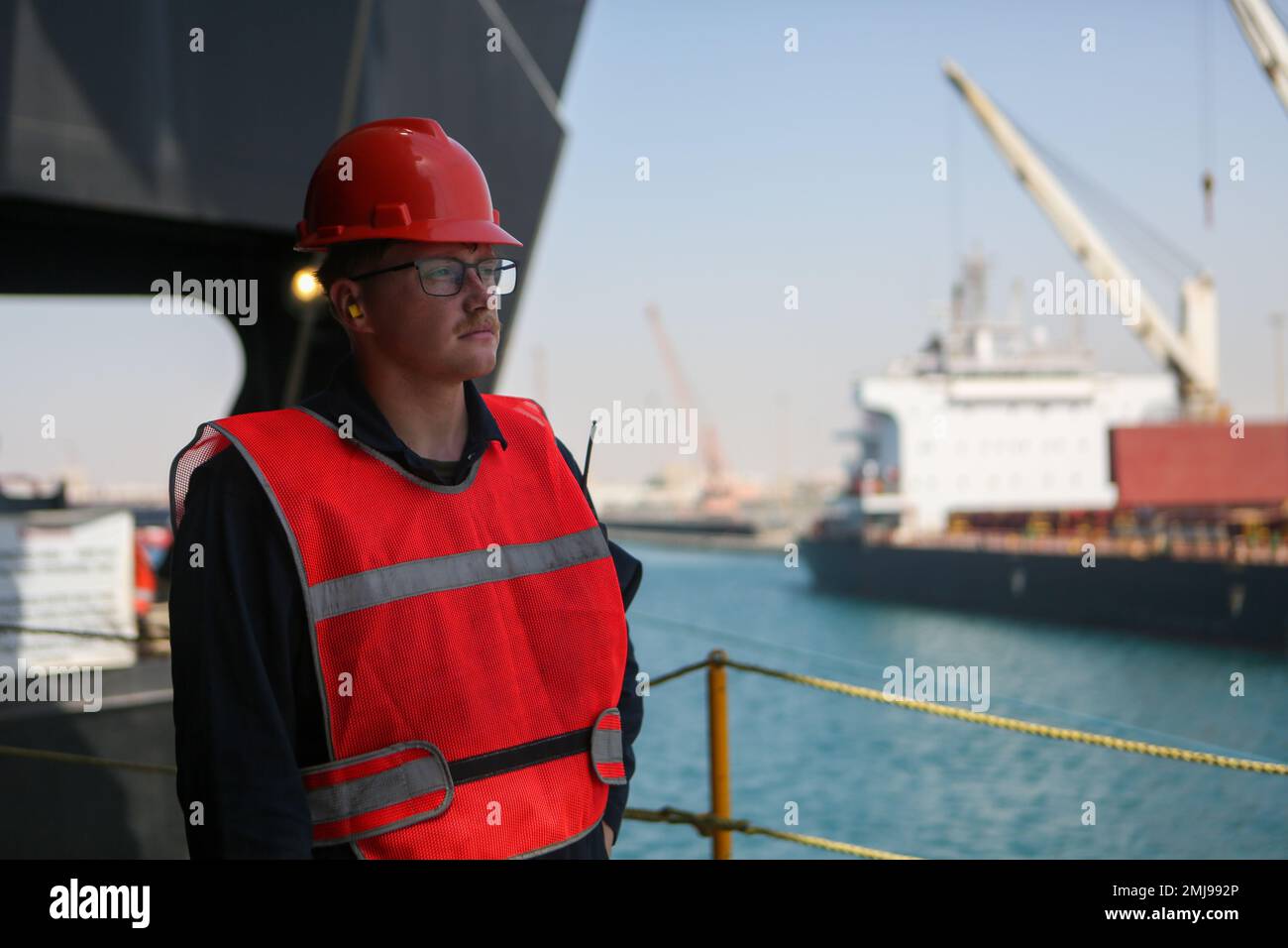 U.S. Marine Corps Cpl. Jacob Albright, an assault amphibious vehicle ...