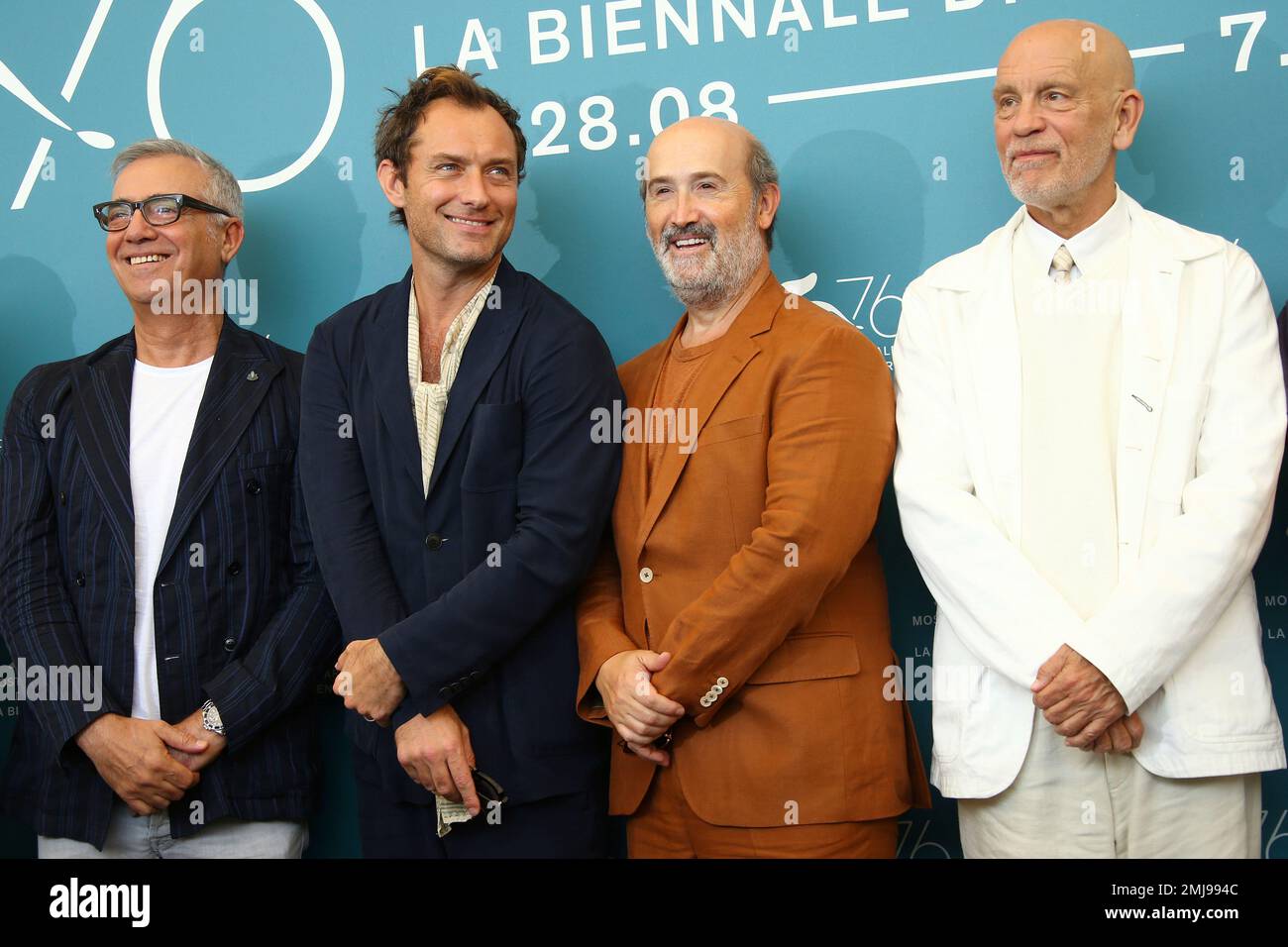 Actors Massimo Ghini, from left, Jude Law, Javier Camara and John ...