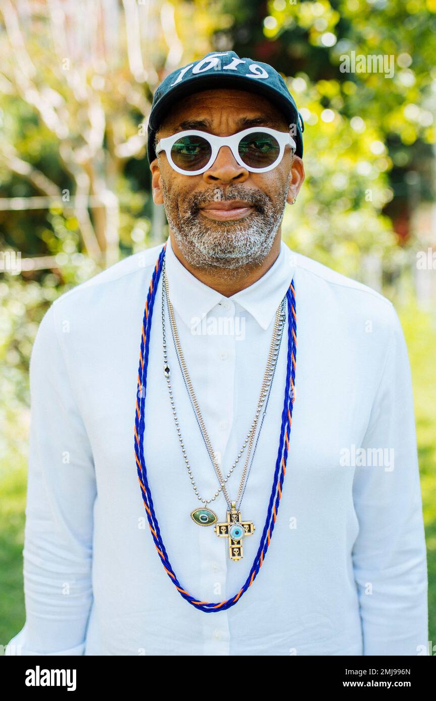 Spike Lee poses for portraits for the film 'American Skin' at the 76th ...