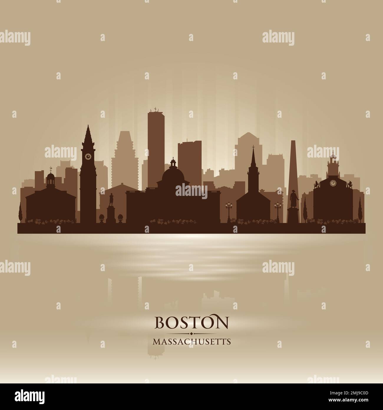Boston (storm or sky) not snow Stock Vector Images - Alamy