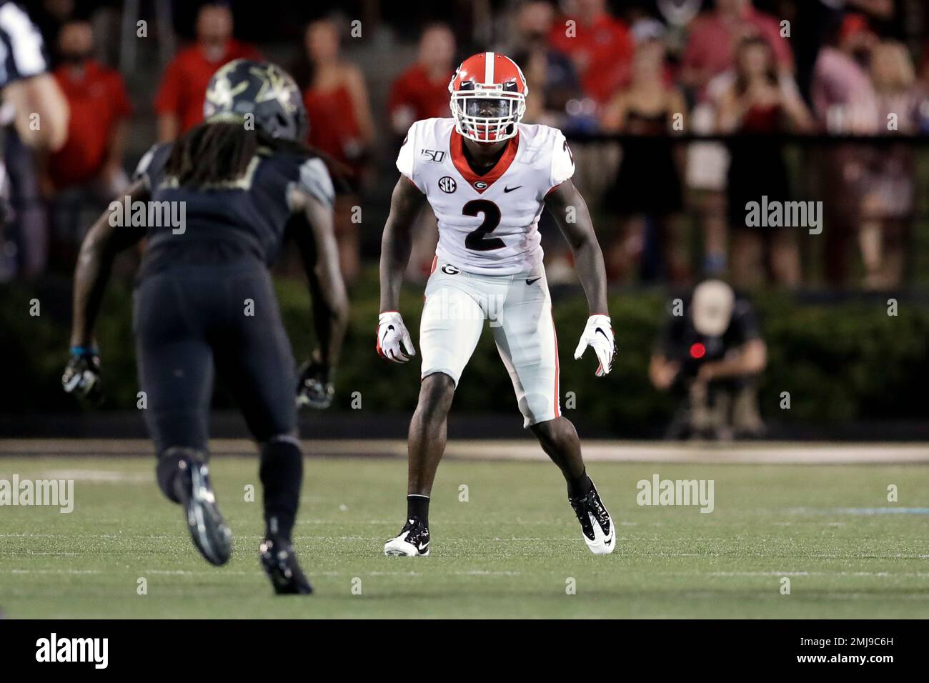 Georgia defensive back Richard LeCounte (2) plays against Vanderbilt in ...