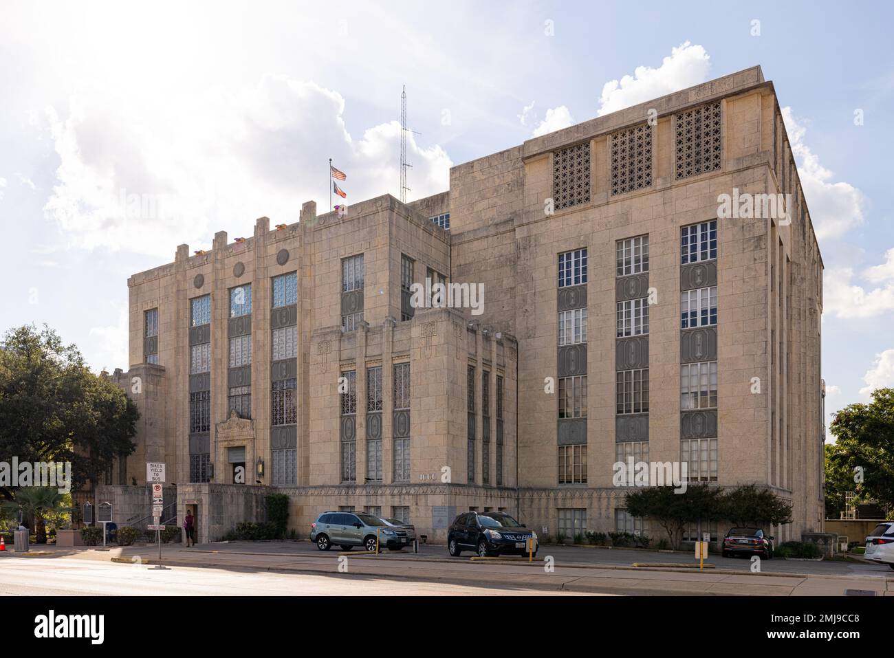 Austin, Texas, USA - October 14, 2022: The Travis County Courthouse ...