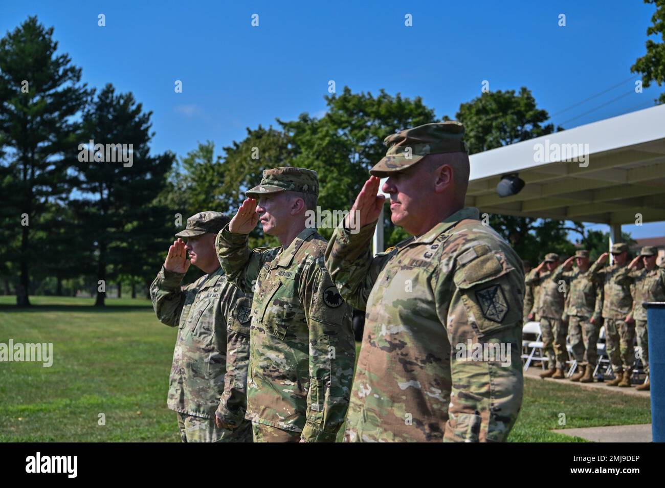 U.S. Army Maj. Gen. John Hussey, outgoing 200th Military Police Command ...