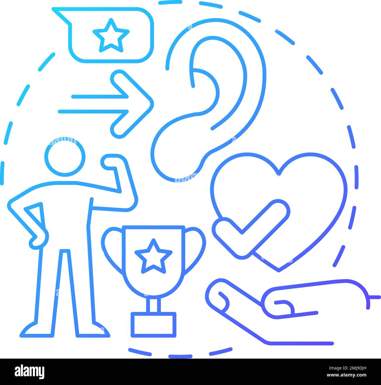 Promoting acceptance Stock Vector Images - Alamy