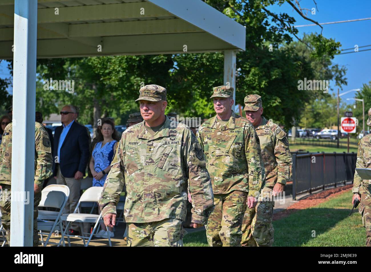 U.S. Army Maj. Gen. John Hussey, outgoing 200th Military Police Command ...
