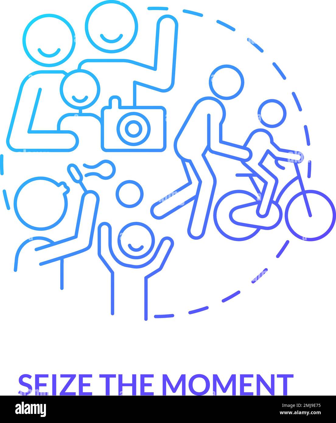 Moment of family togetherness Cut Out Stock Images & Pictures - Alamy