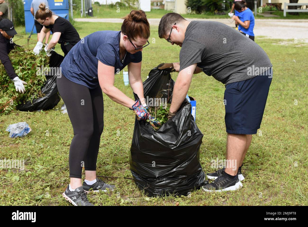Alicia Christie, key spouse with the 325th Force Support Squadron, and ...