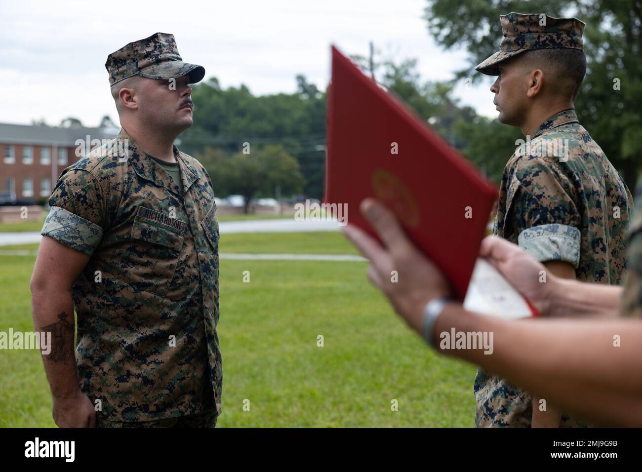 U.S. Marine Corps Lance Cpl. Colton Richardson, military police officer ...