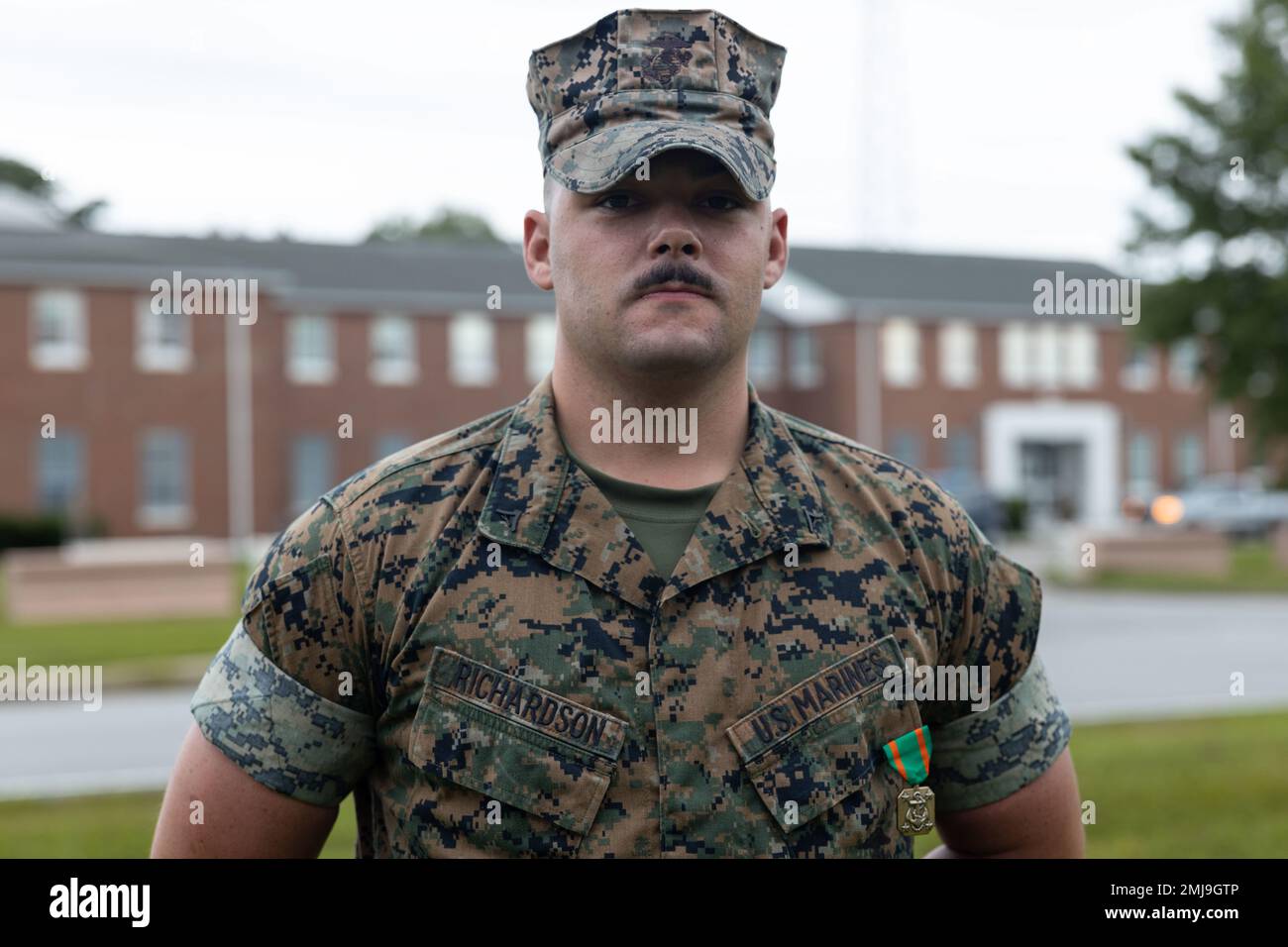 U.S. Marine Corps Lance Cpl. Colton Richardson, military police officer ...